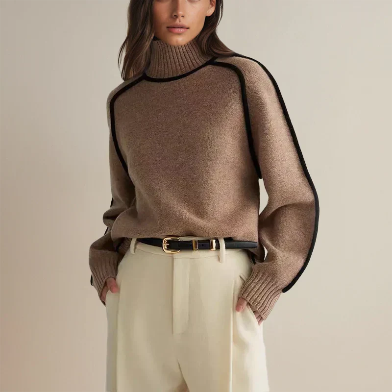 Faylin™ - Modern Turtleneck Sweater – Bellina